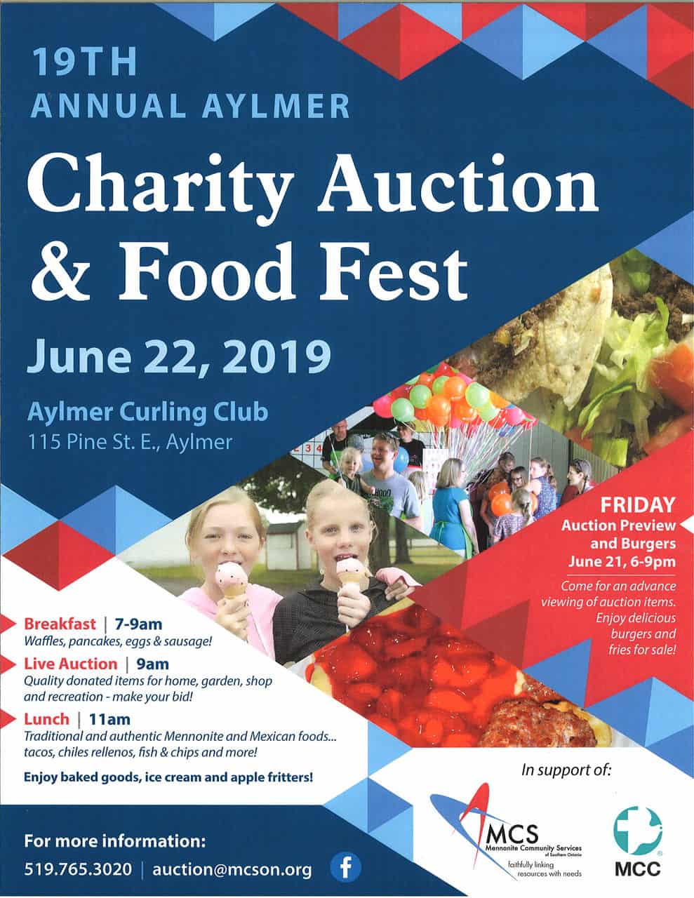 MCS Charity Auction & Food Fest – Saturday, June 22, 2019 – Mennonite ...