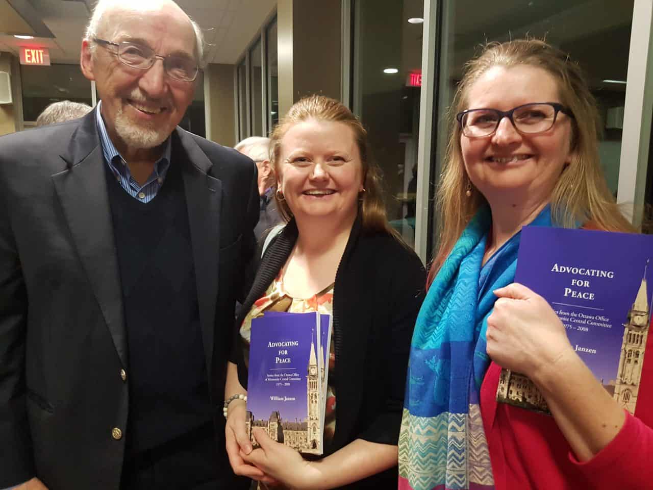 William Janzen “Advocating For Peace” Book Launch – Mennonite Community ...